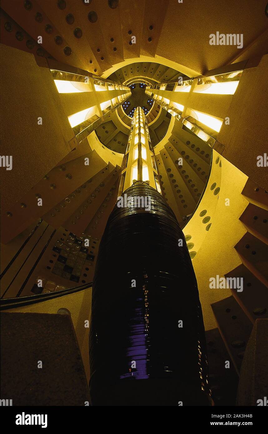 The stairwell of the "house Atlantis" is a worthwhile sight. The "House ...