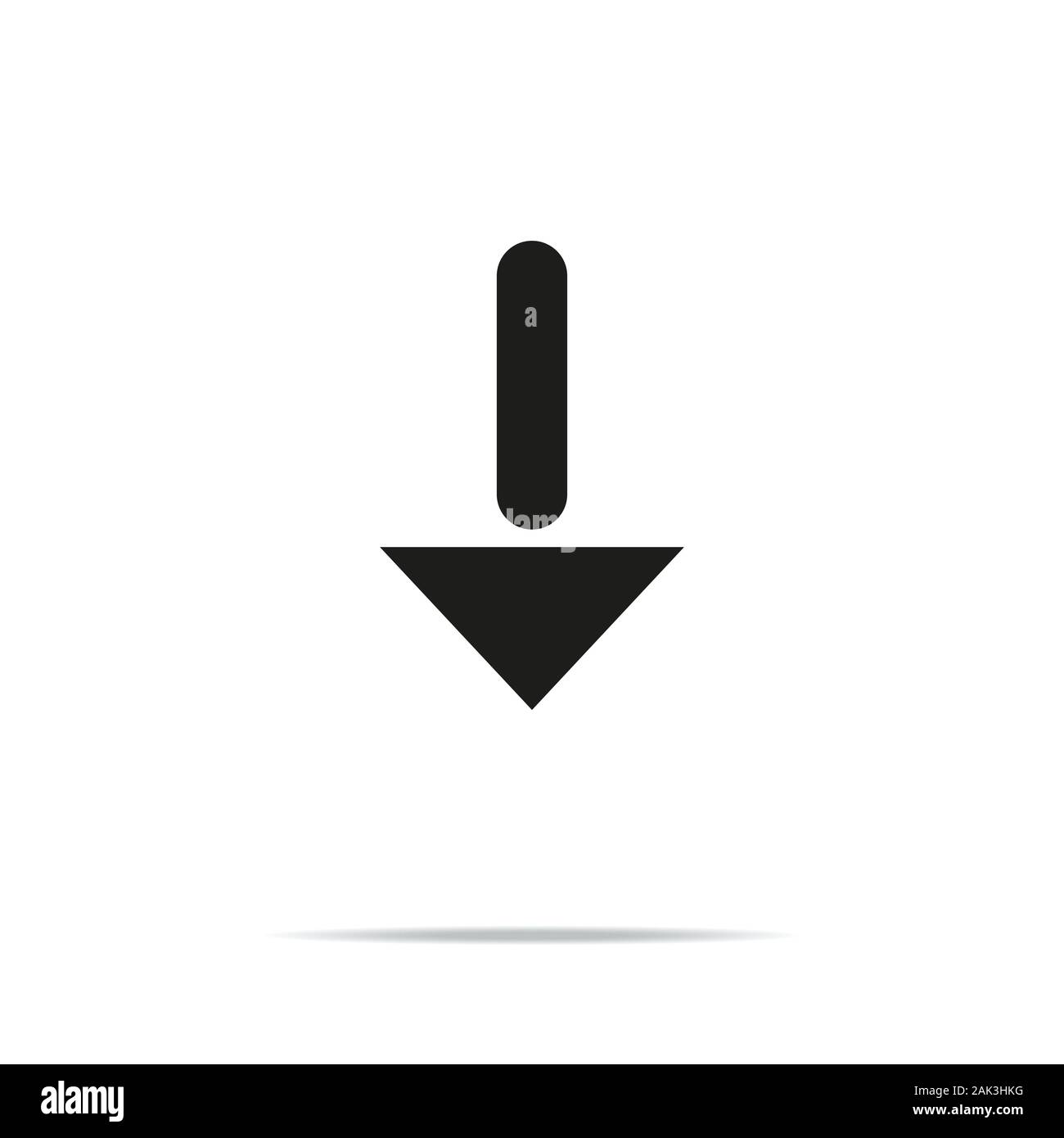 Download vector icon, install symbol. Modern, simple flat vector ...