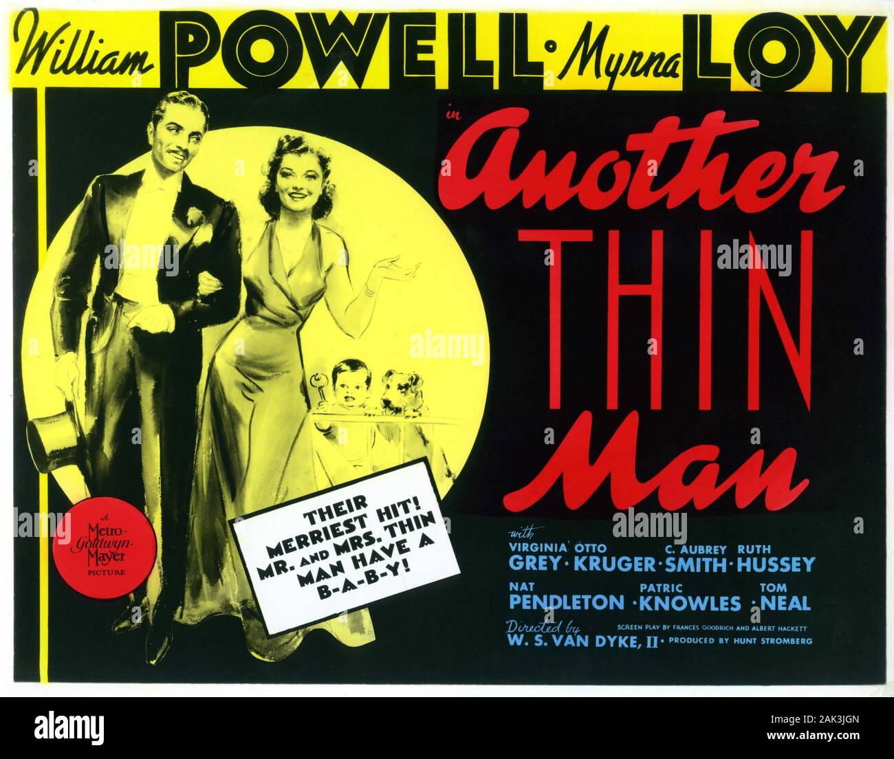 William Powell And Myrna Loy As Nick And Nora Charles In Another Thin Man 1939 Director W S