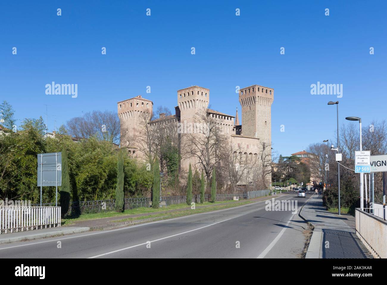 The Vignola castle, Vignola, Italy Stock Photo - Alamy