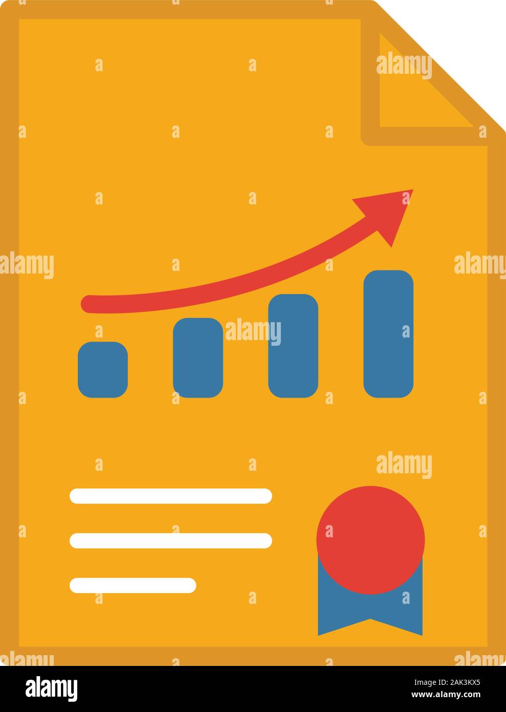Company Report icon. Simple element from risk management icons ...