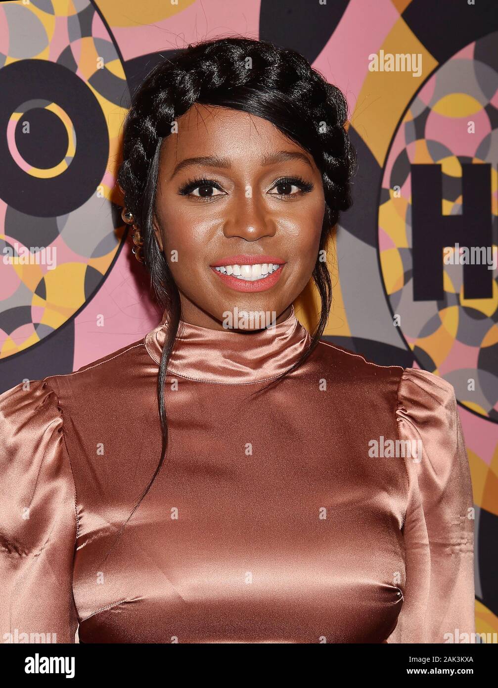 BEVERLY HILLS, CA - JANUARY 05: Aja Naomi King attends HBO's Official ...