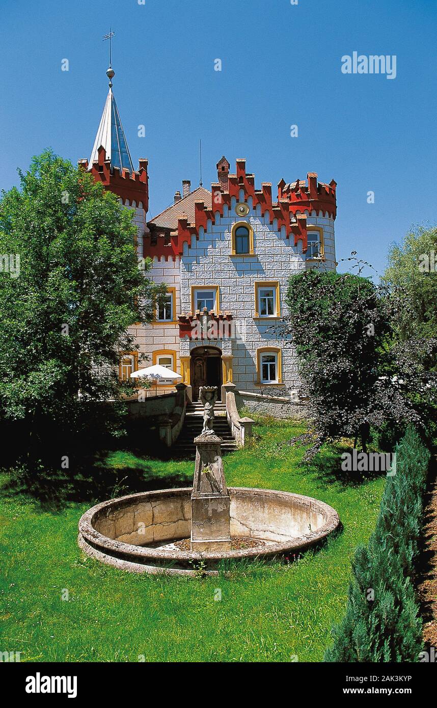 The playful private house "castle Rio" being located in a beautiful ...