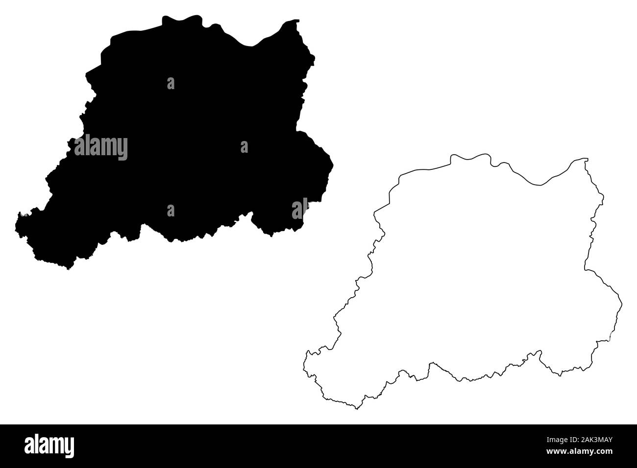 Pcinja District (Republic of Serbia, Districts in Southern and Eastern ...