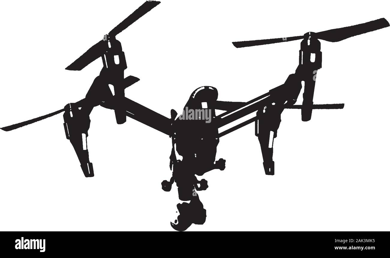 Vector Drone Black Color Editable eps File Stock Vector Image & Art - Alamy