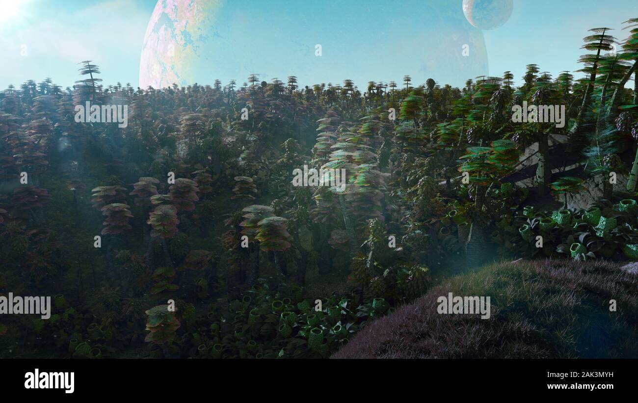 Fantasy alien world hi-res stock photography and images - Alamy