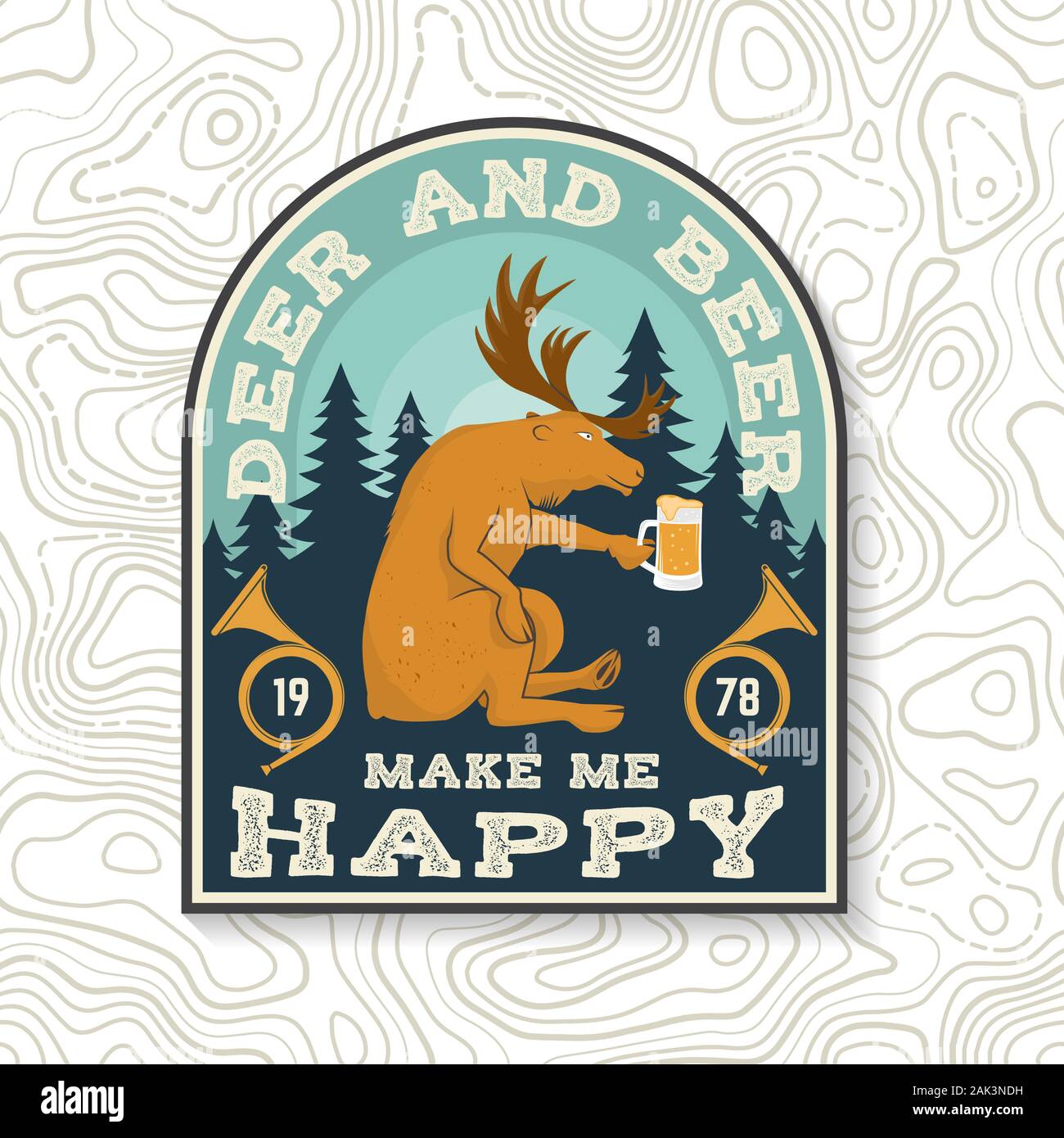 Beer wilderness Stock Vector Images - Alamy