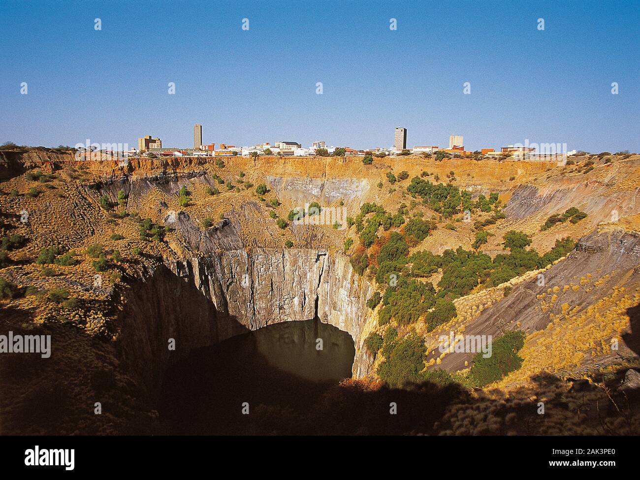 This photo shows the second biggest hole of the world which is created ...