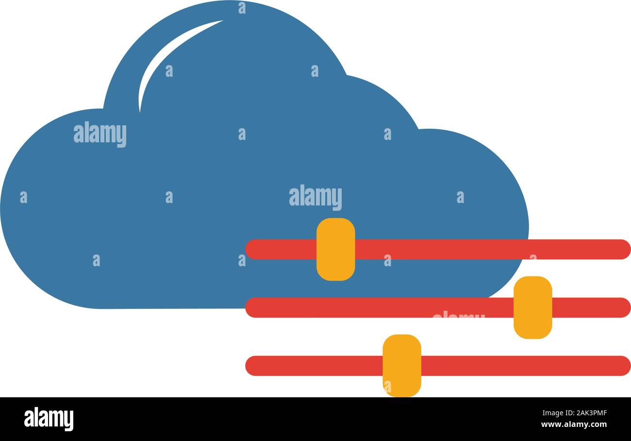 Cloud Management icon. Simple element from web development icons collection. Creative Cloud ...