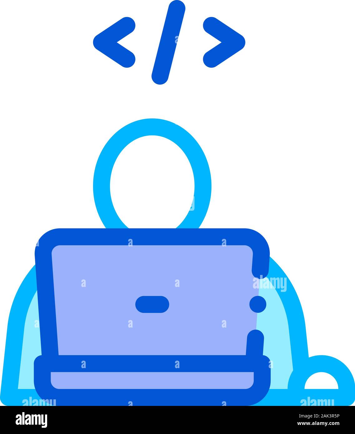 Anonymous man hands coding programming Cut Out Stock Images & Pictures ...