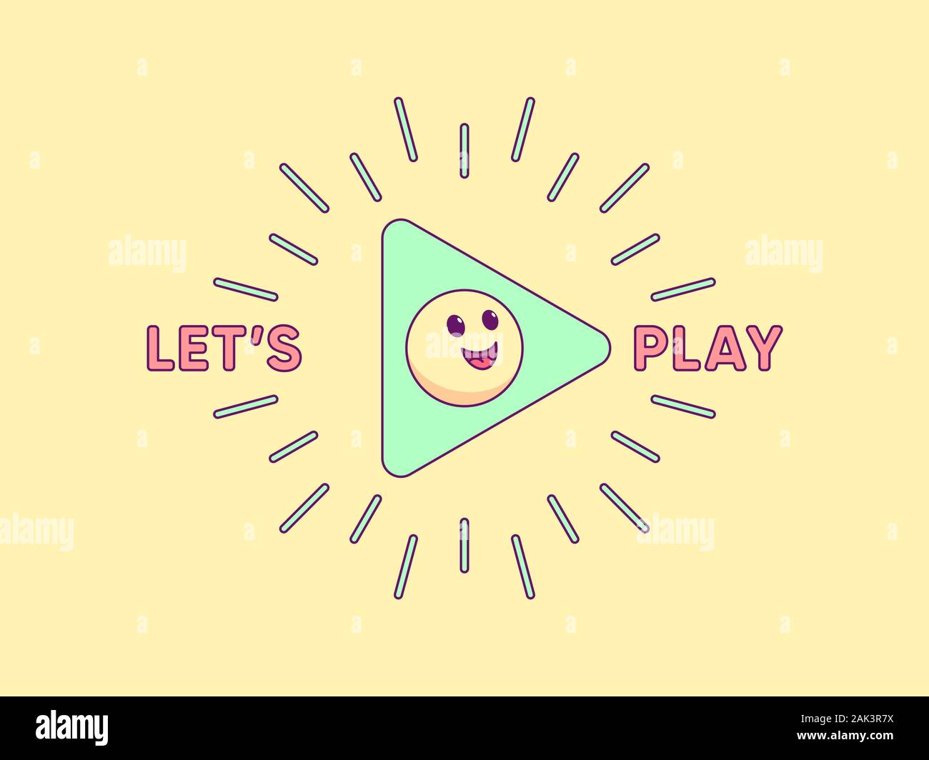 Gaming logo with slogan hi-res stock photography and images - Alamy