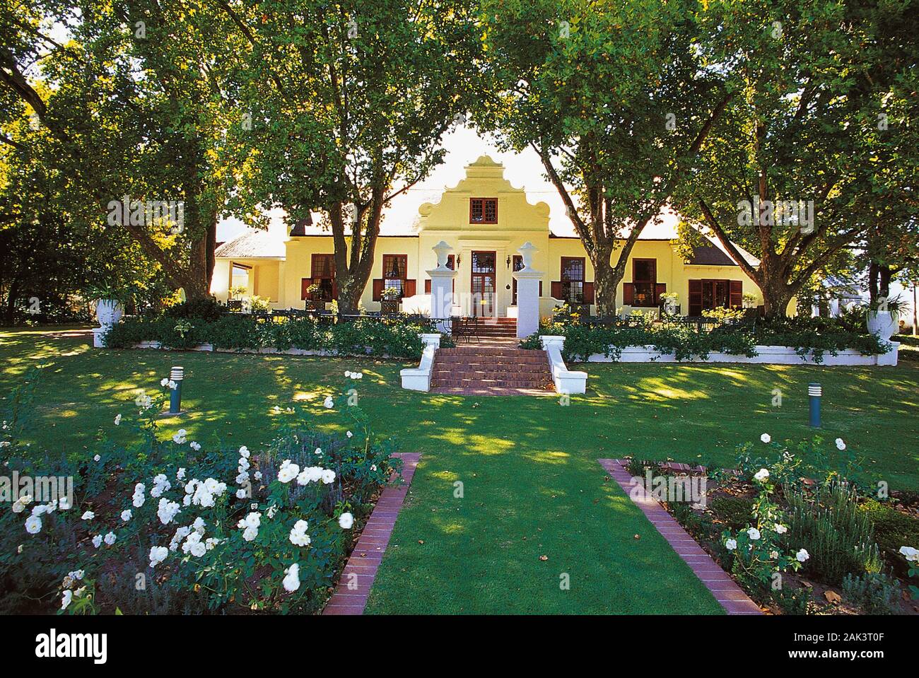 A photo the wine-growing estate Nederburg in Paarl, South Africa ...