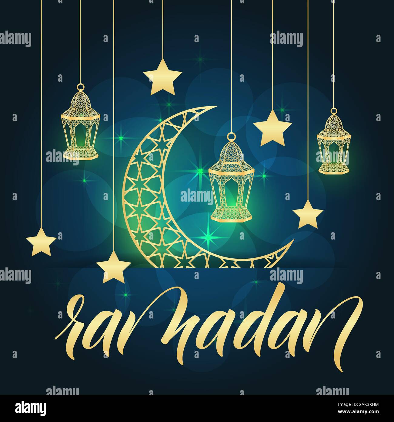 Star gold label ramadan hi-res stock photography and images - Alamy