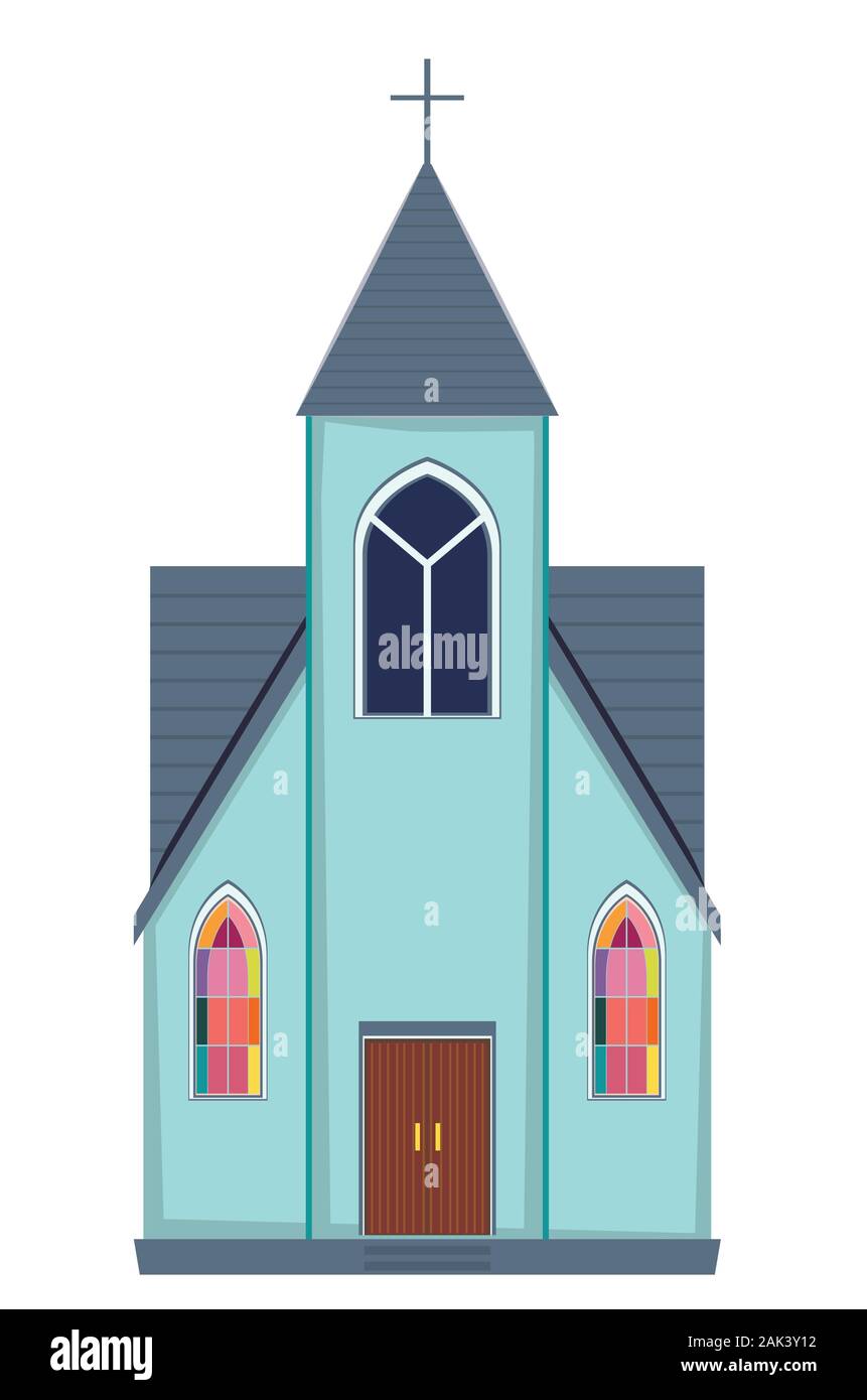 Cartoon Church Building