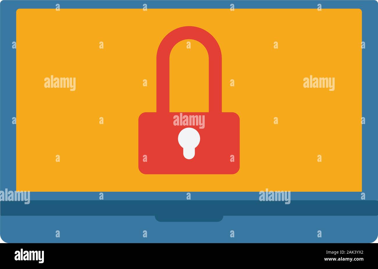 Computer Security icon. Simple element from web development icons ...