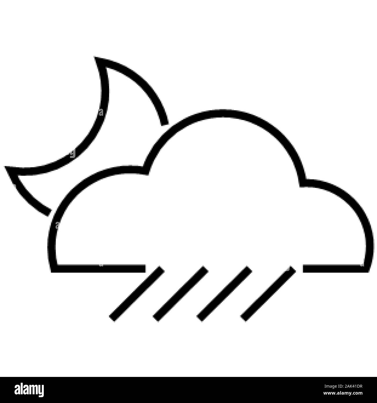 Dark stormy sky rain clouds Cut Out Stock Images & Pictures - Alamy