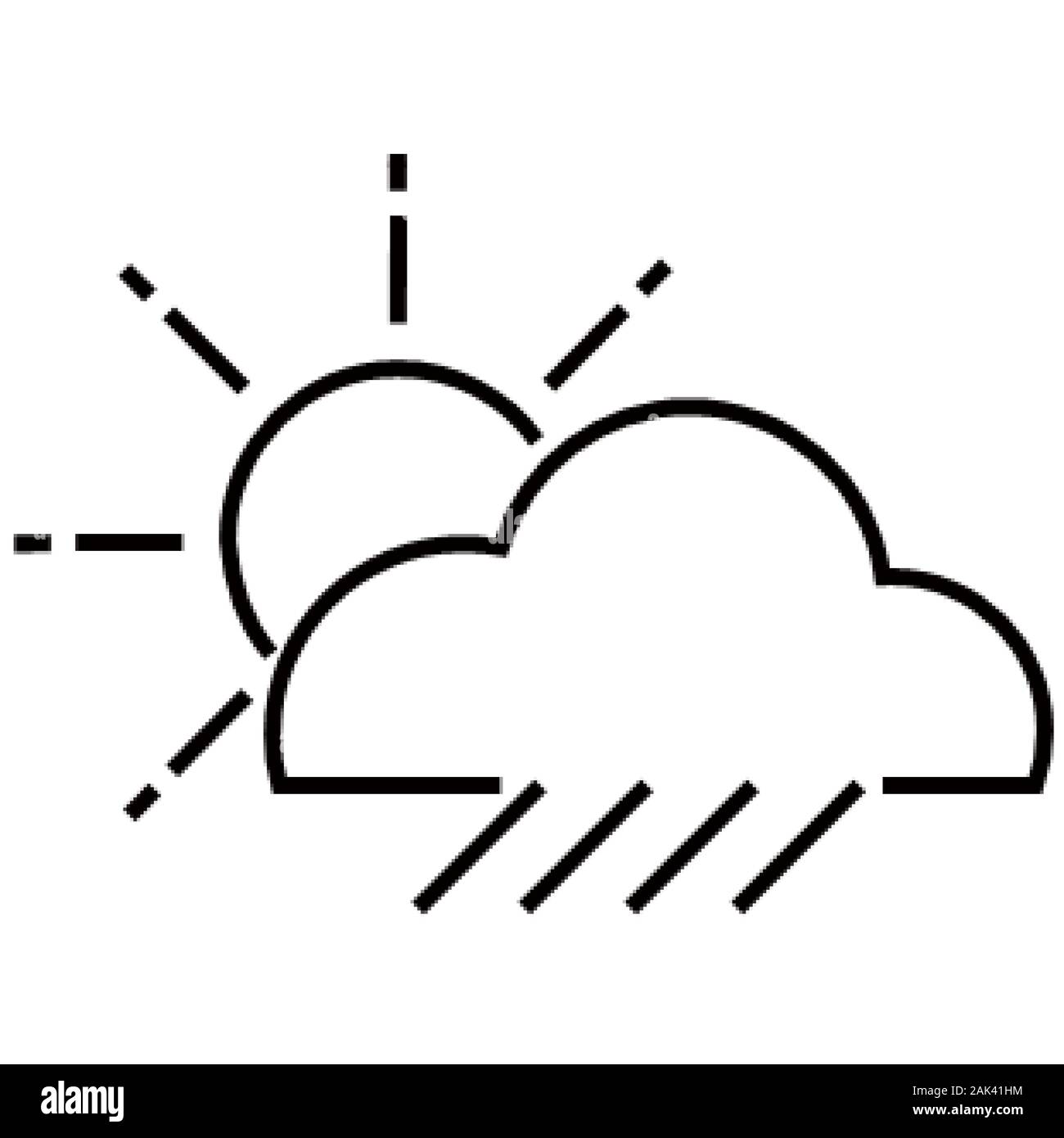 Blue sky rain cloud Cut Out Stock Images & Pictures - Alamy