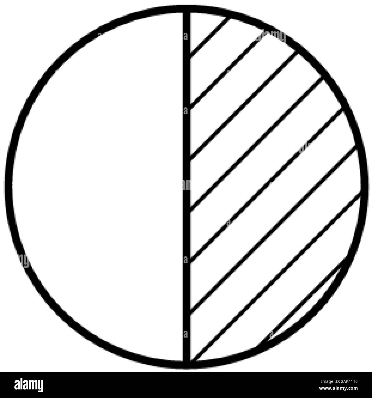 Illustration moon water Cut Out Stock Images & Pictures - Alamy