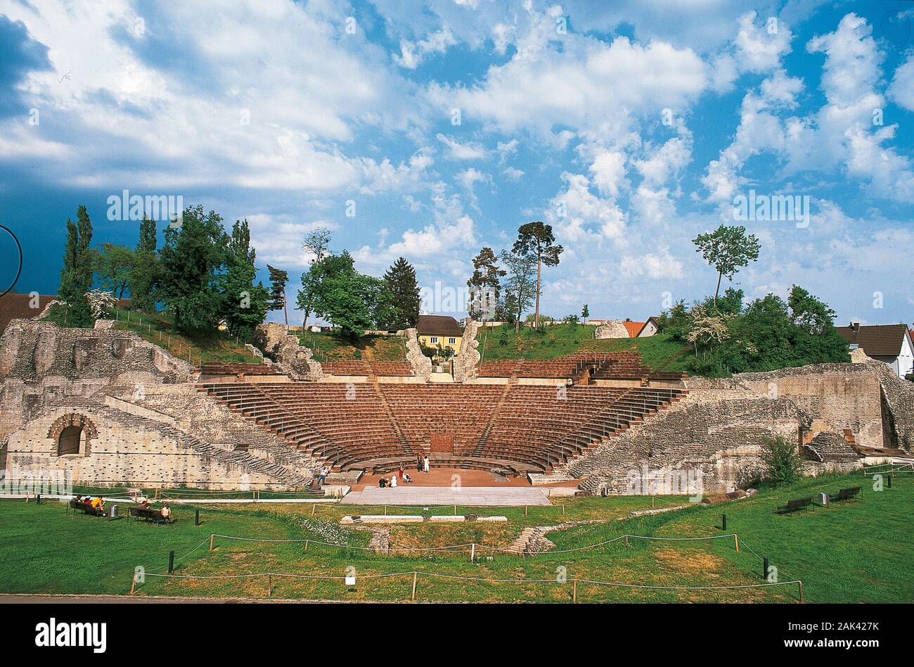 Theater Augusta Raurica in Augst, Schweiz | usage worldwide Stock Photo ...