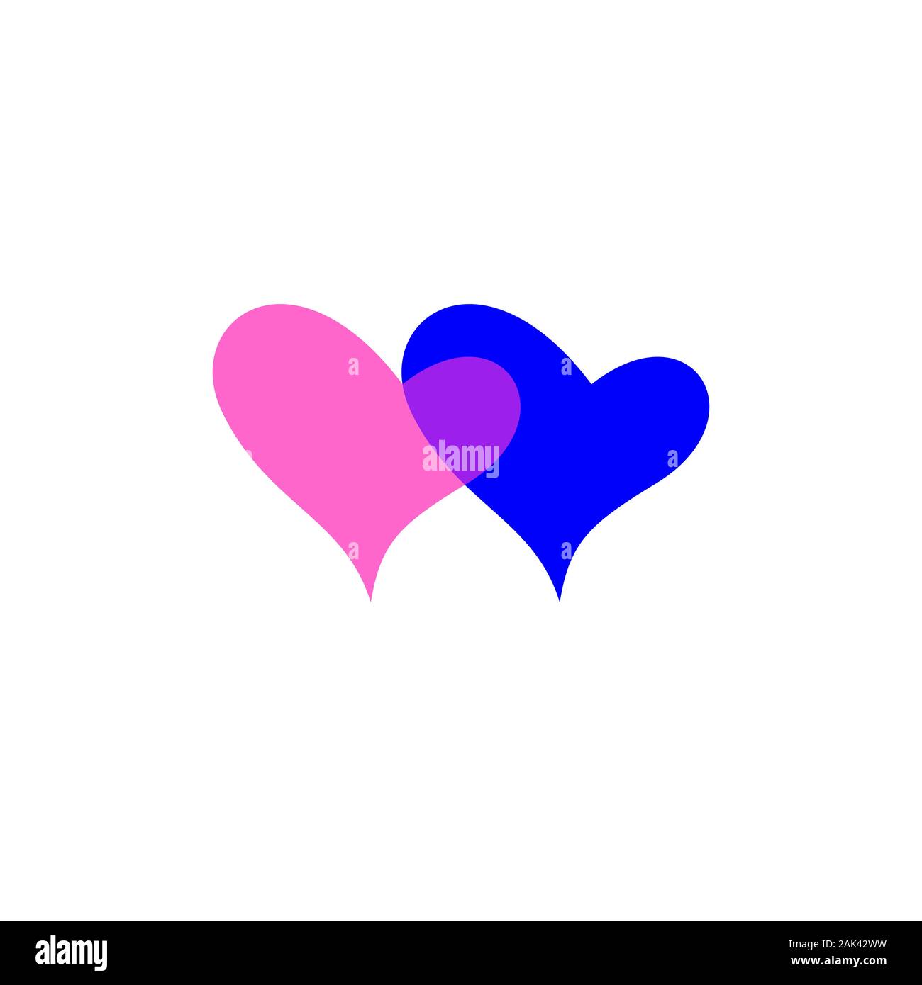 Romantic love symbol Cut Out Stock Images & Pictures - Alamy