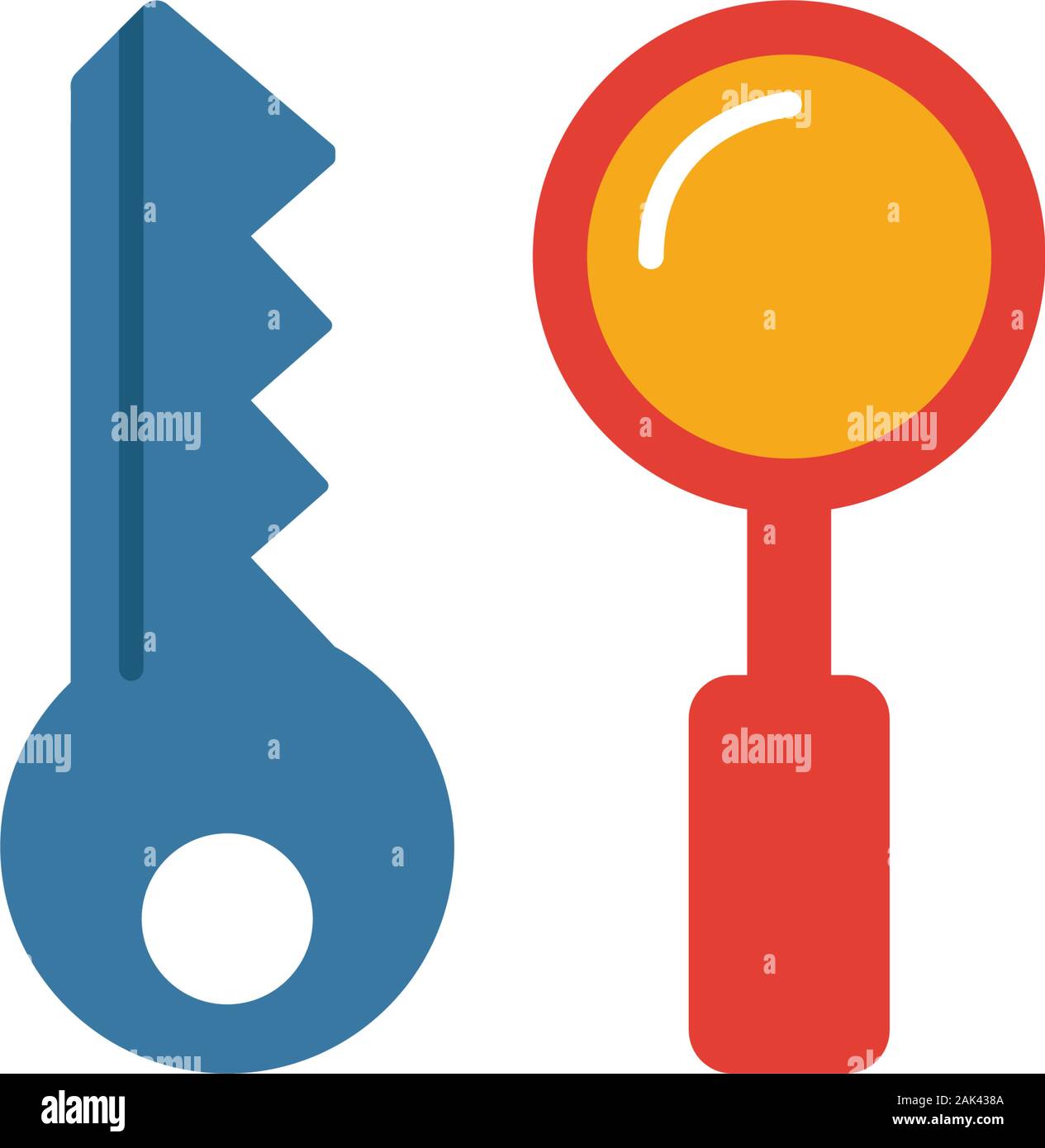 Key Search icon. Simple element from web development icons collection. Creative Key Search icon ...