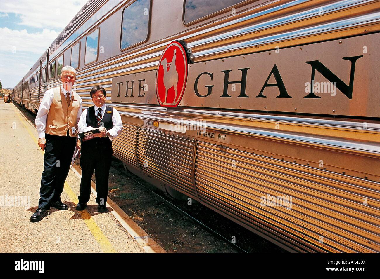 "The Ghan", Eisenbahn zwischen Adelaide und Darwin, Australien | usage ...