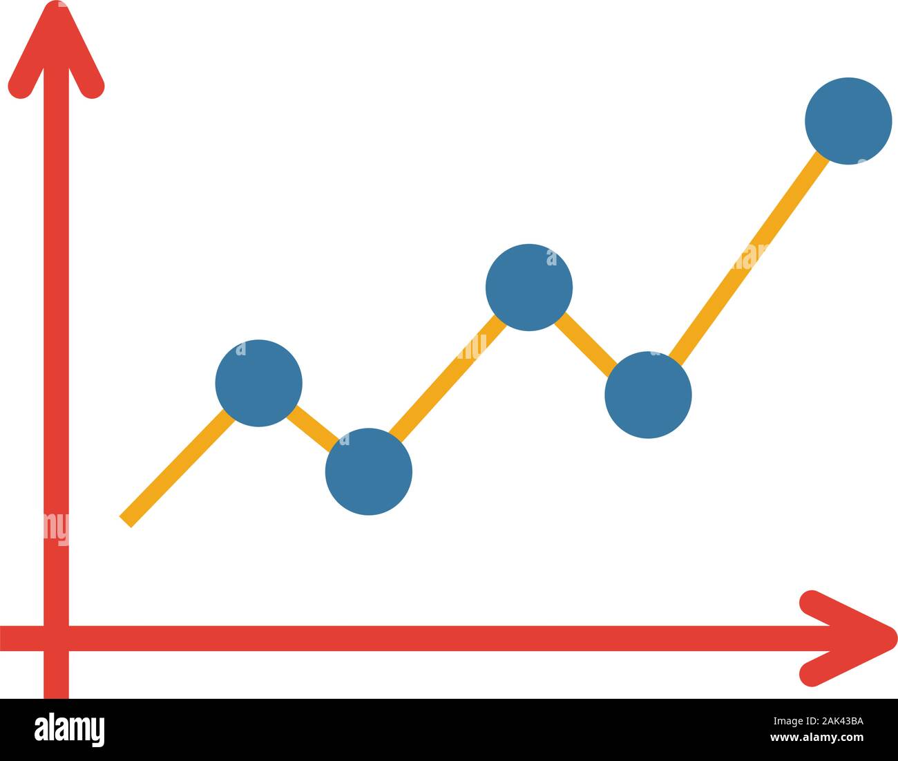 Market Trend icon. Simple element from risk management icons collection ...