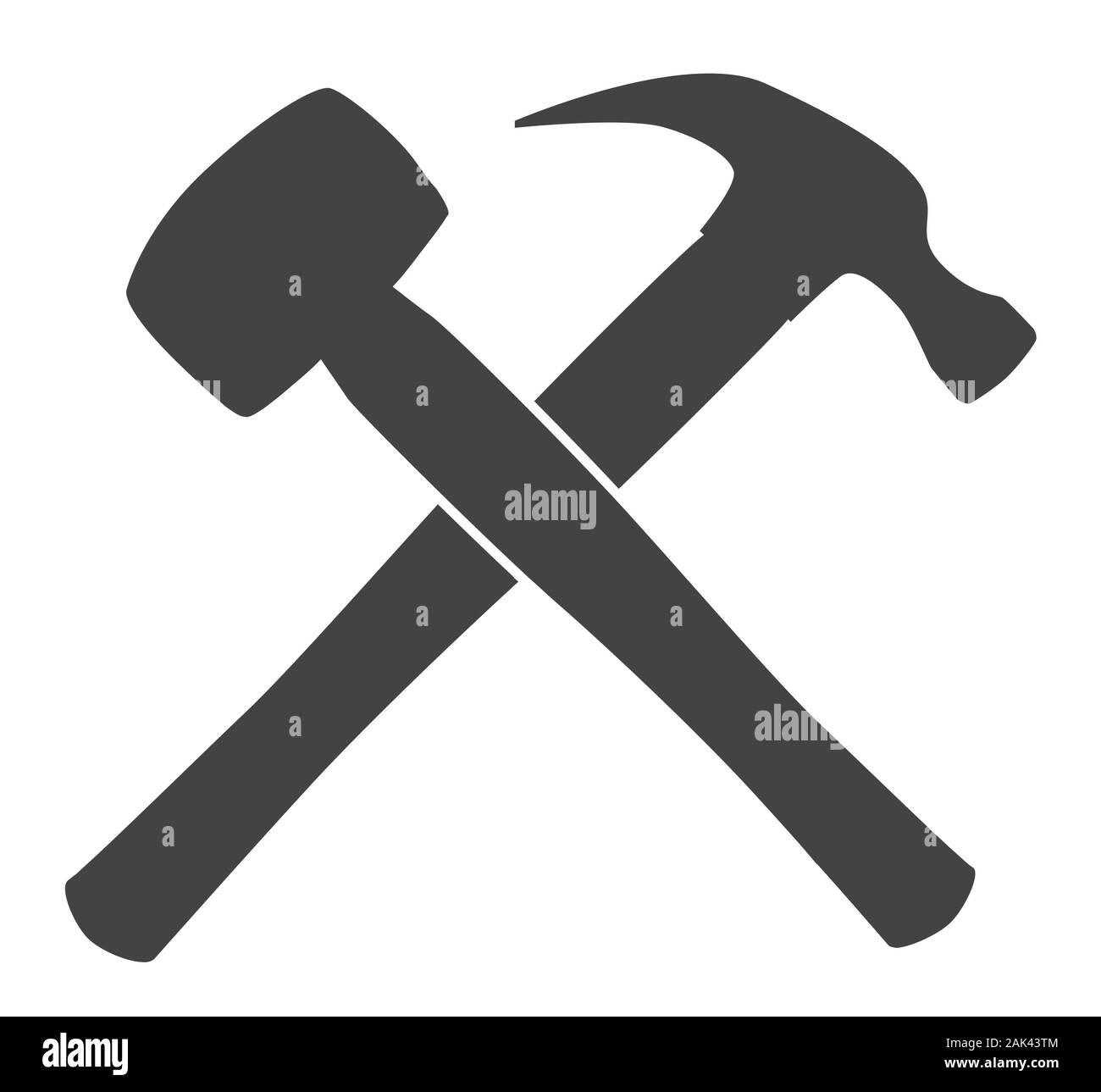 Crossed Rock Hammers