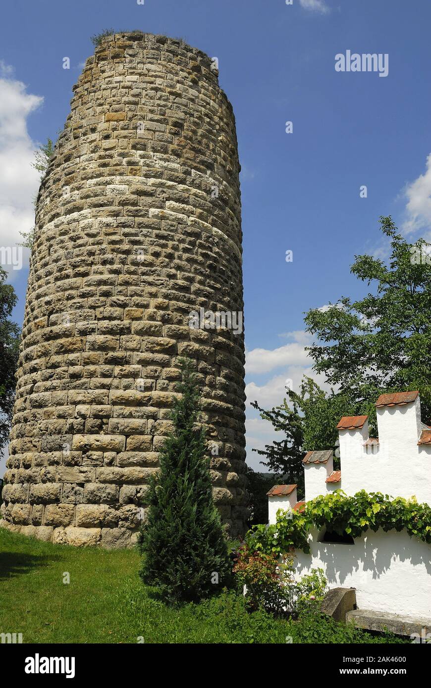 Burg Altmannstein in Altmannstein, Altmühltal | usage worldwide Stock ...