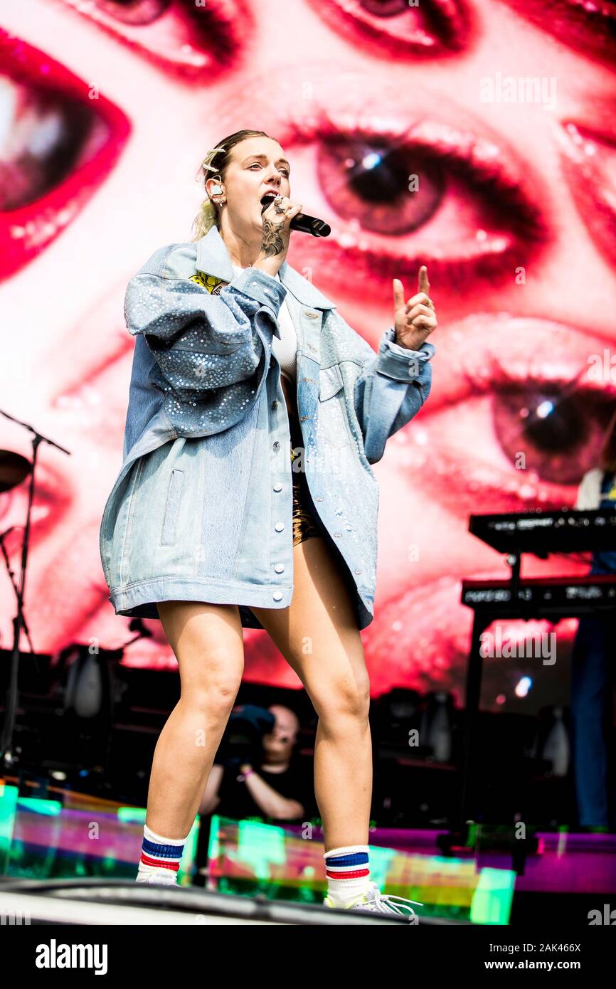 Aarhus, Denmark. 6th, June 2019. The Swedish singer and songwriter Tove ...