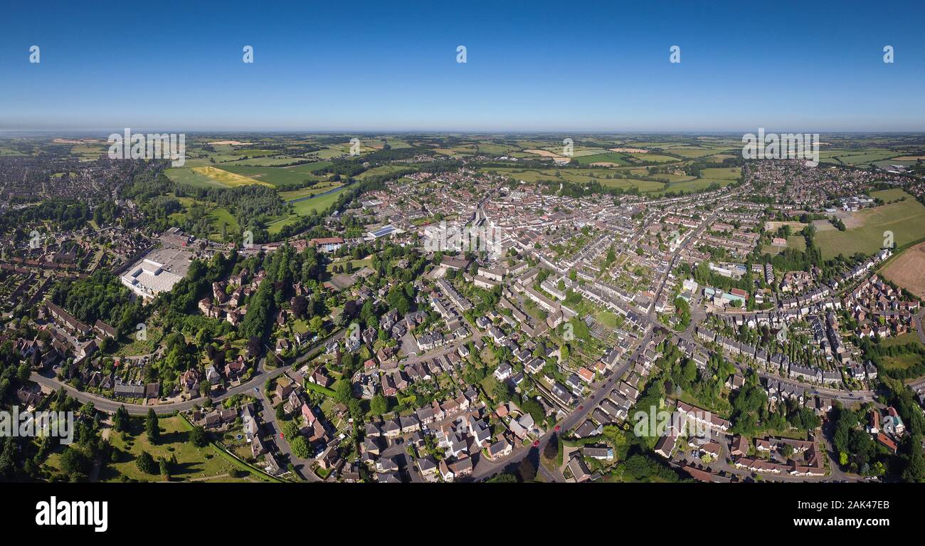Sudbury suffolk aerial hi-res stock photography and images - Alamy