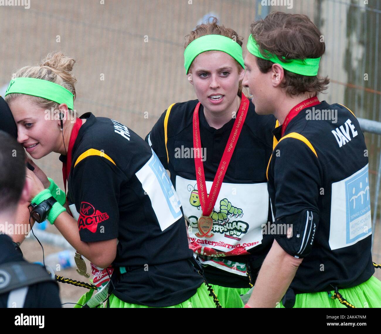 Princess Beatrice with boyfriend Dave Clarke and Holly Branson complete ...