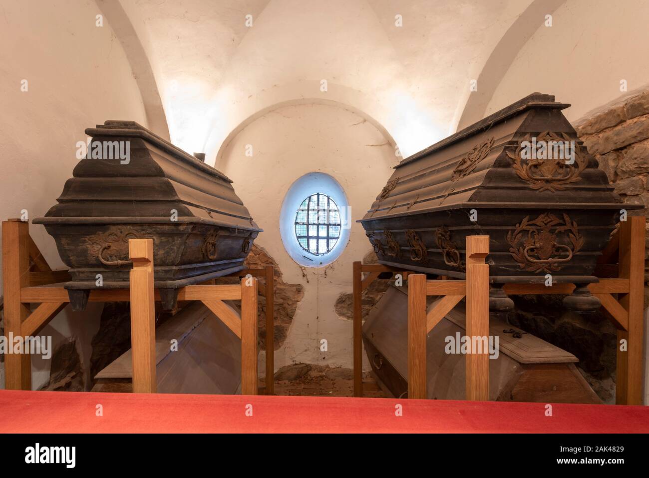 Church crypt with mummies hi-res stock photography and images - Alamy