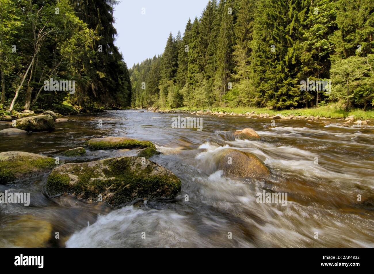 Landschaft im Böhmerwald, Tschechien | usage worldwide Stock Photo - Alamy