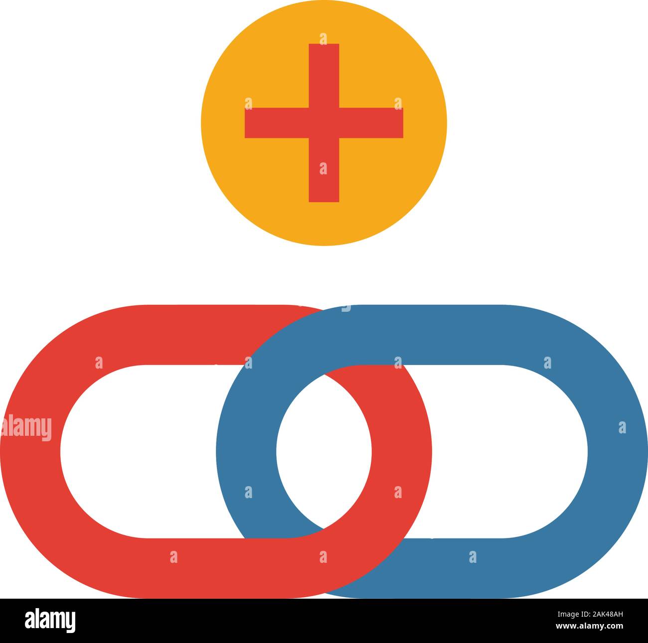 Link Building icon. Simple element from web development icons ... Link Building icon. Simple element from web development icons ...