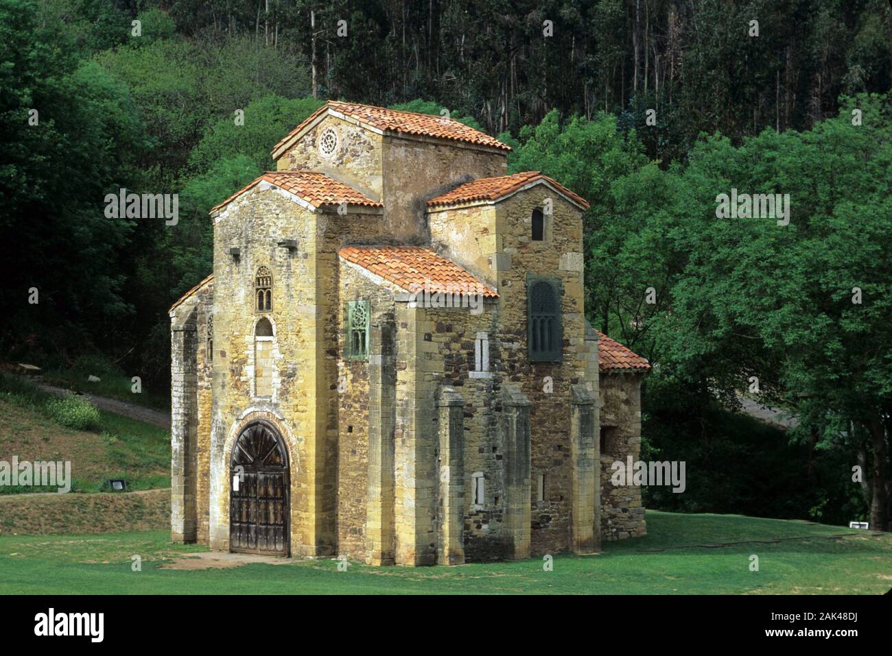 Northern Spain: Asturias - San Miguel de Lillo | usage worldwide Stock ...
