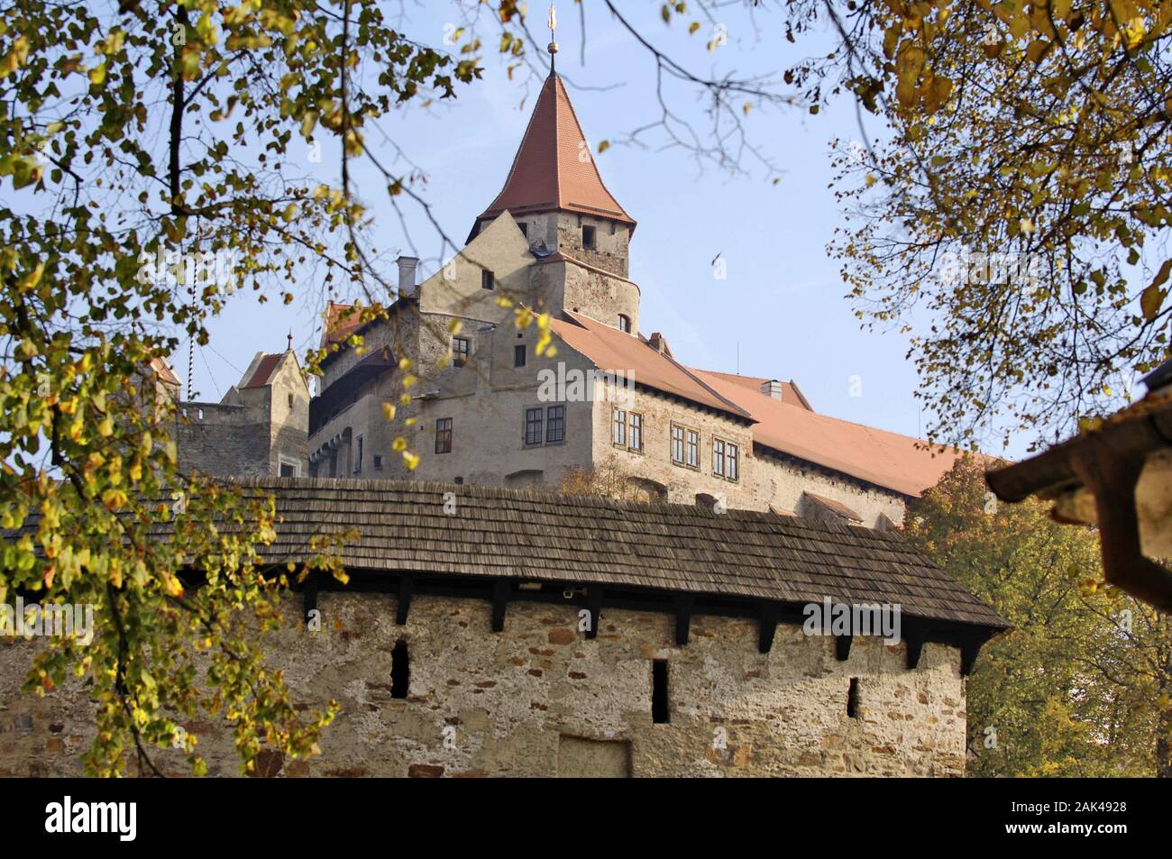 Burg Pernstein, Pernstein, Tschechien | usage worldwide Stock Photo - Alamy