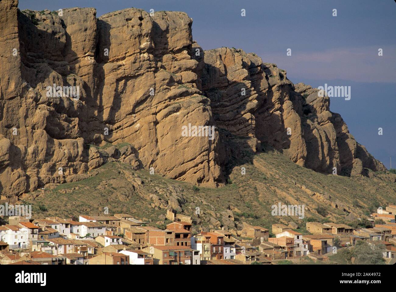 Northern Spain: Rioja - Rock formations | usage worldwide Stock Photo ...