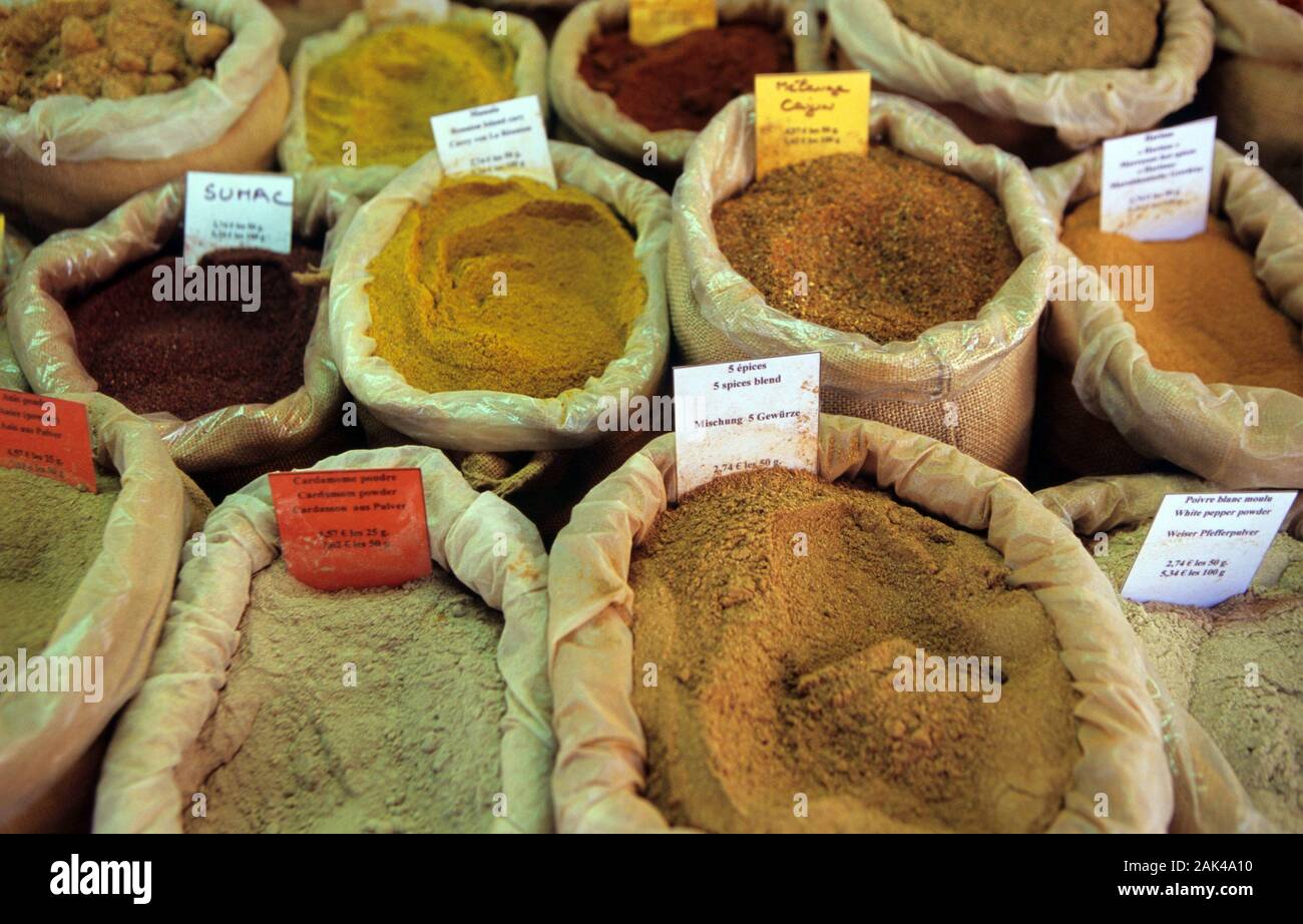 France: Provence - Various Spices on the Apt Market | usage worldwide ...