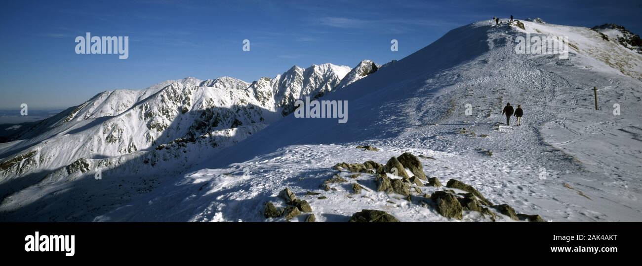 Poland: High Tatras - Hiking through the Snow | usage worldwide Stock ...