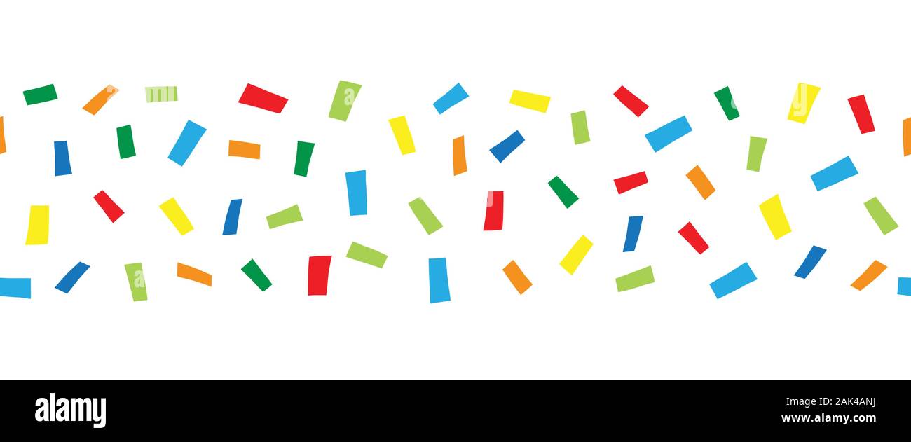 Confetti Border Horizontal