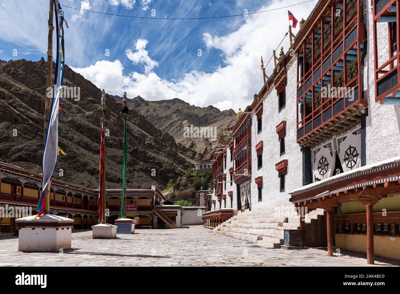 Entrance in Hemis Monastery, Ladakh Stock Photo - Alamy