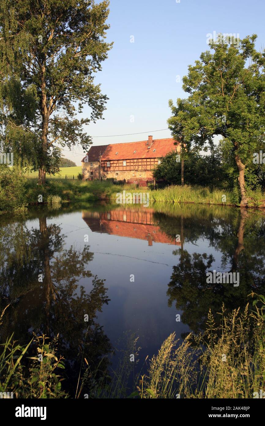 Germany: Vogtland - Pöhl Dam | usage worldwide Stock Photo - Alamy