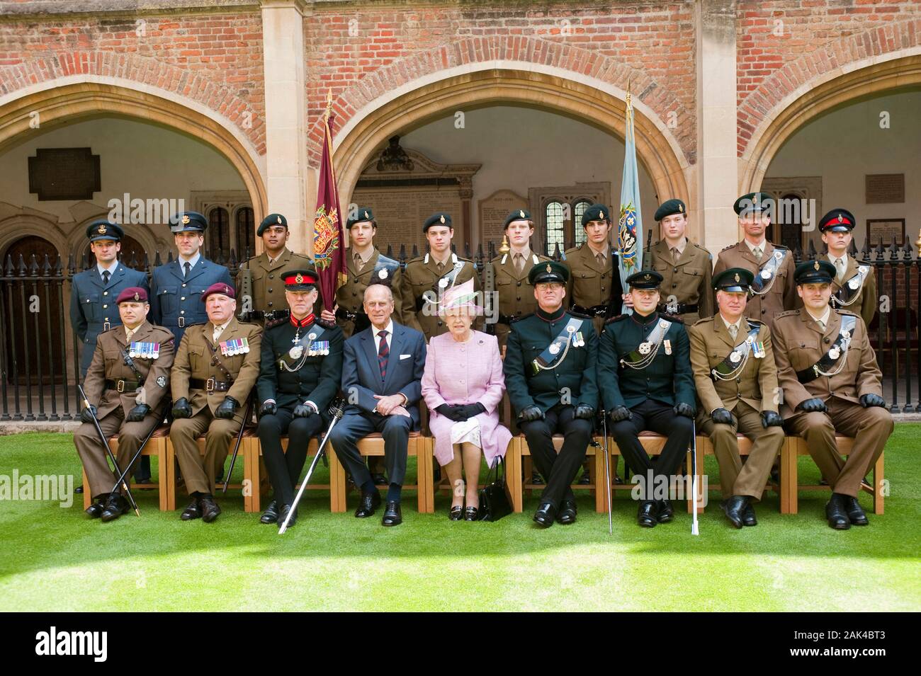 The Queen and Duke of Edinburgh attending Eton College in Berkshire to ...