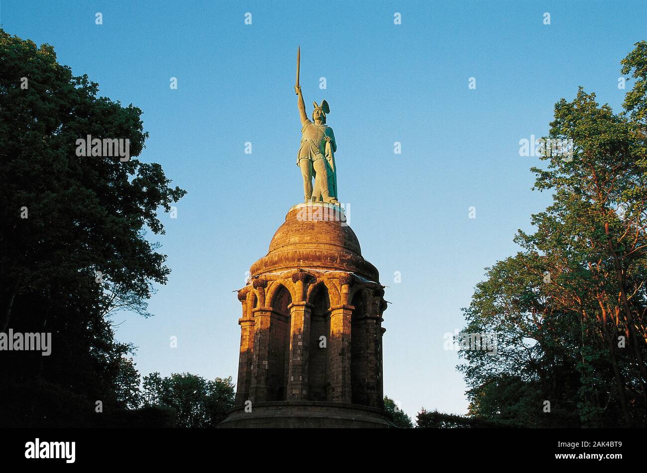 Hermannsdenkmal bei Detmold, Teutoburger Wald | usage worldwide Stock ...