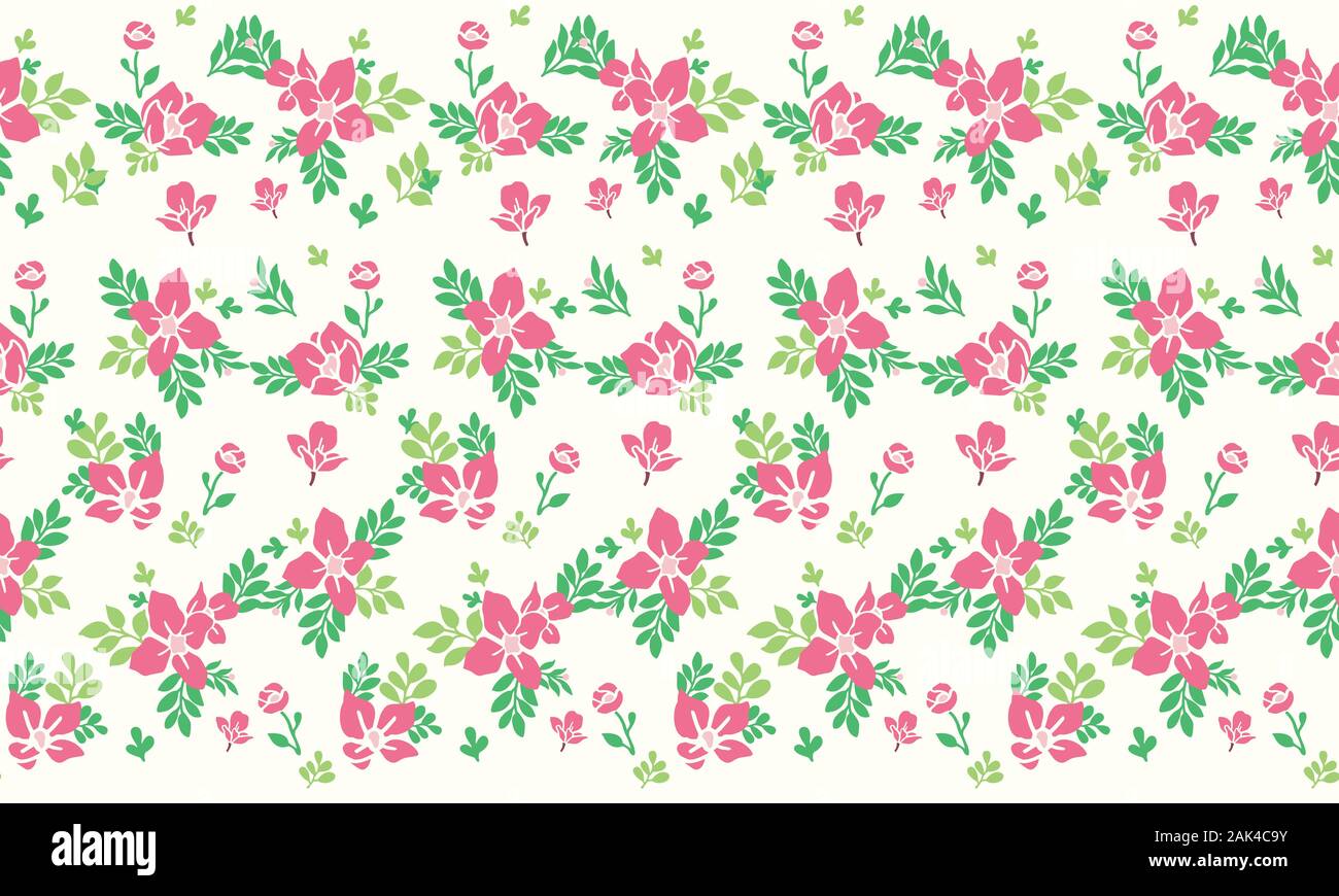 Unique flower pattern background for valentine, with leaf floral ...