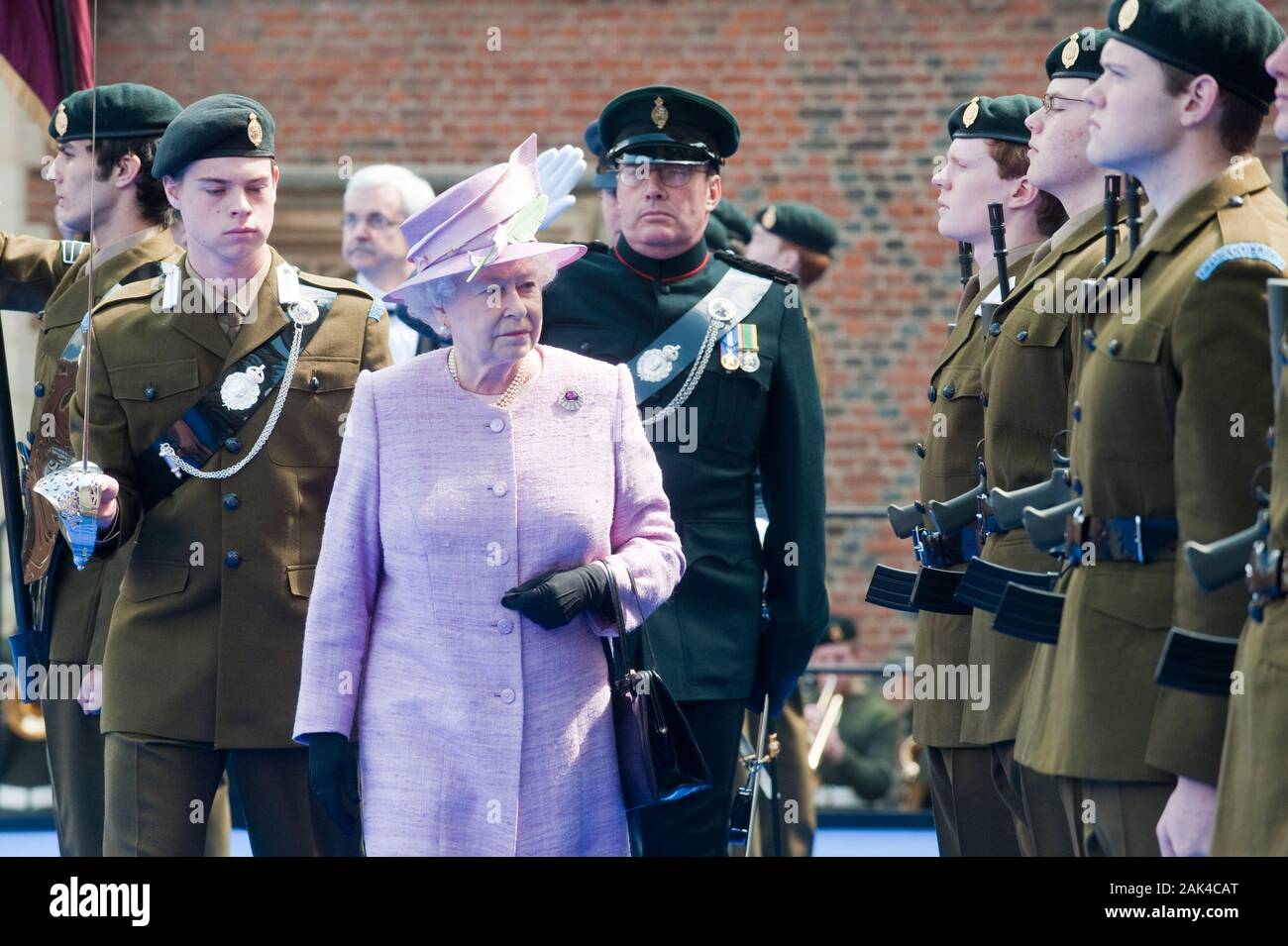 The Queen and Duke of Edinburgh attending Eton College in Berkshire to ...