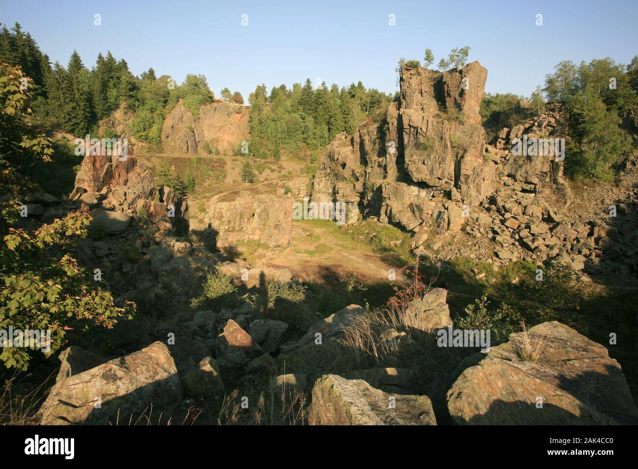 Germany: Ore Mountains - Rock Massif "Knauer" in Binge | usage ...