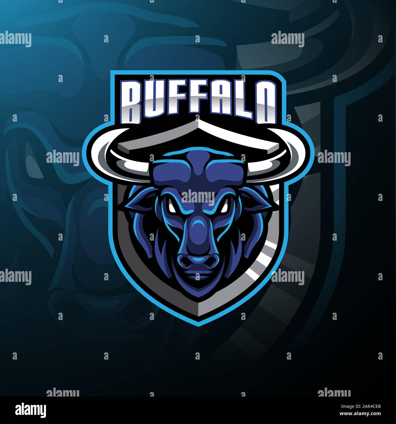 Buffalo shield Stock Vector Images - Alamy