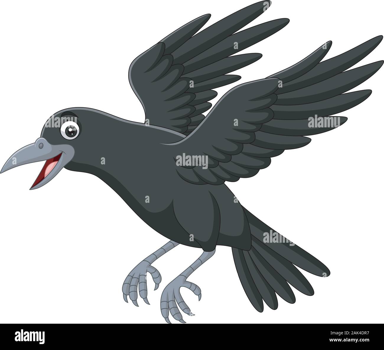 Crows Flying Drawing